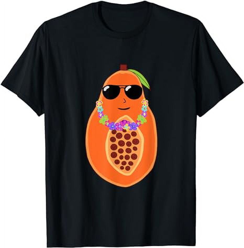 Fruit Lover Summer Fruit Sunglass Beach Papaya Fruit Papaya T-Shirt ...