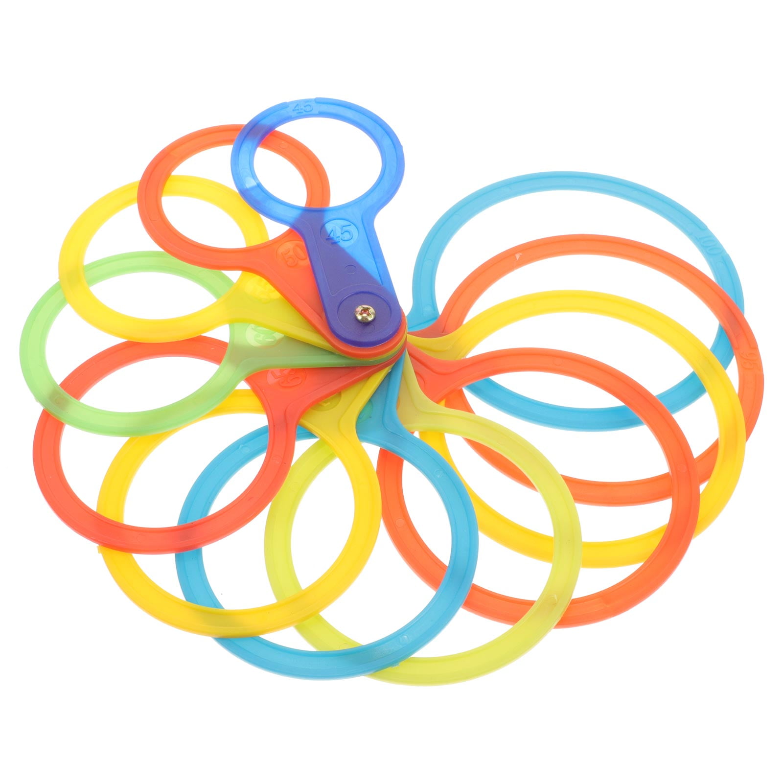 Plastic Fruit Measuring Ruler and Diameter Gauge Tool for Grading and ...