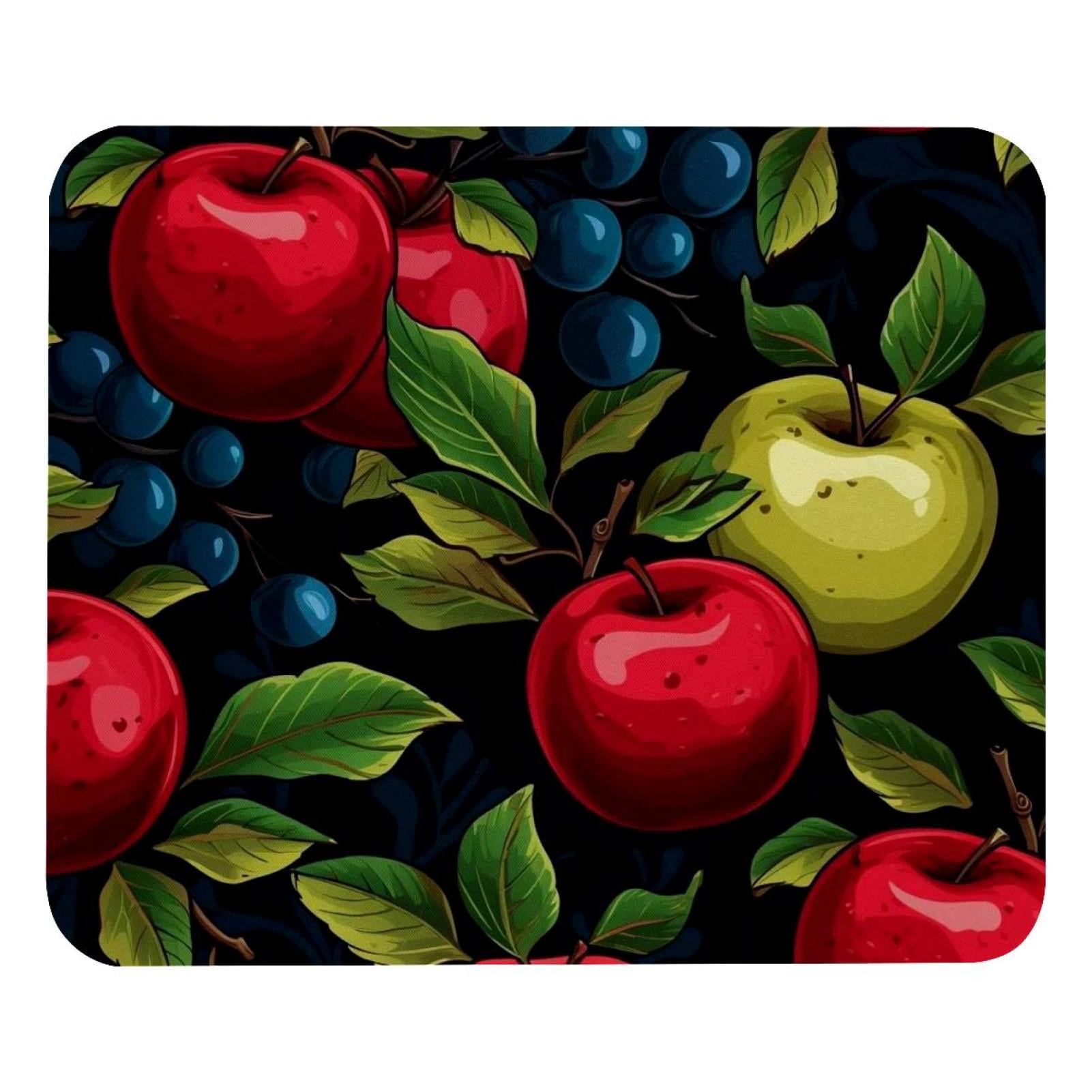 Fruit Mouse Pad for Wireless Mouse Home Office Desk Laptop with Rubber ...