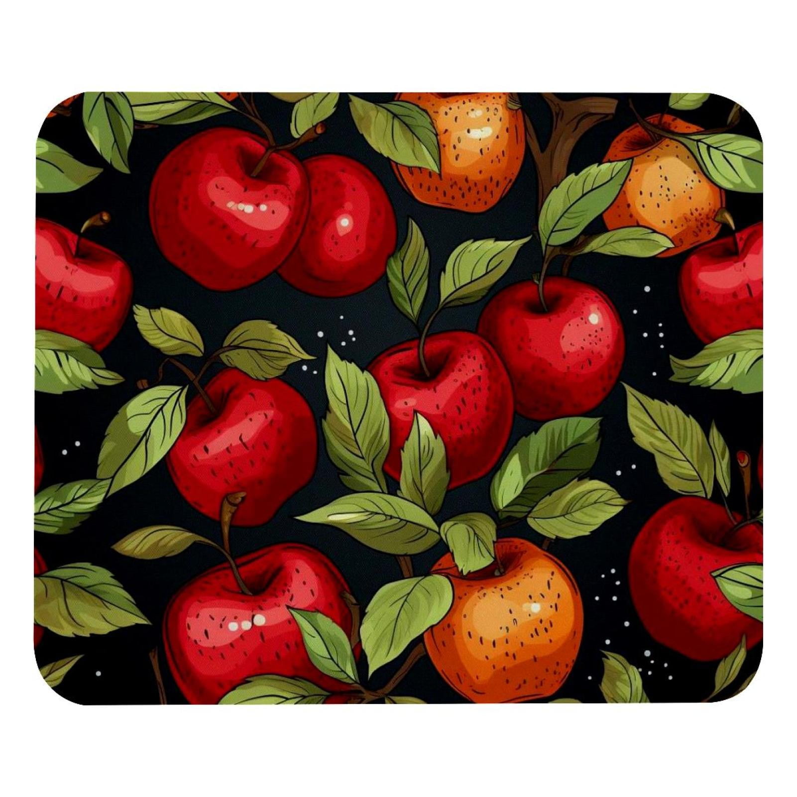 Fruit Mouse Pad for Wireless Mouse Home Office Desk Laptop with Rubber ...