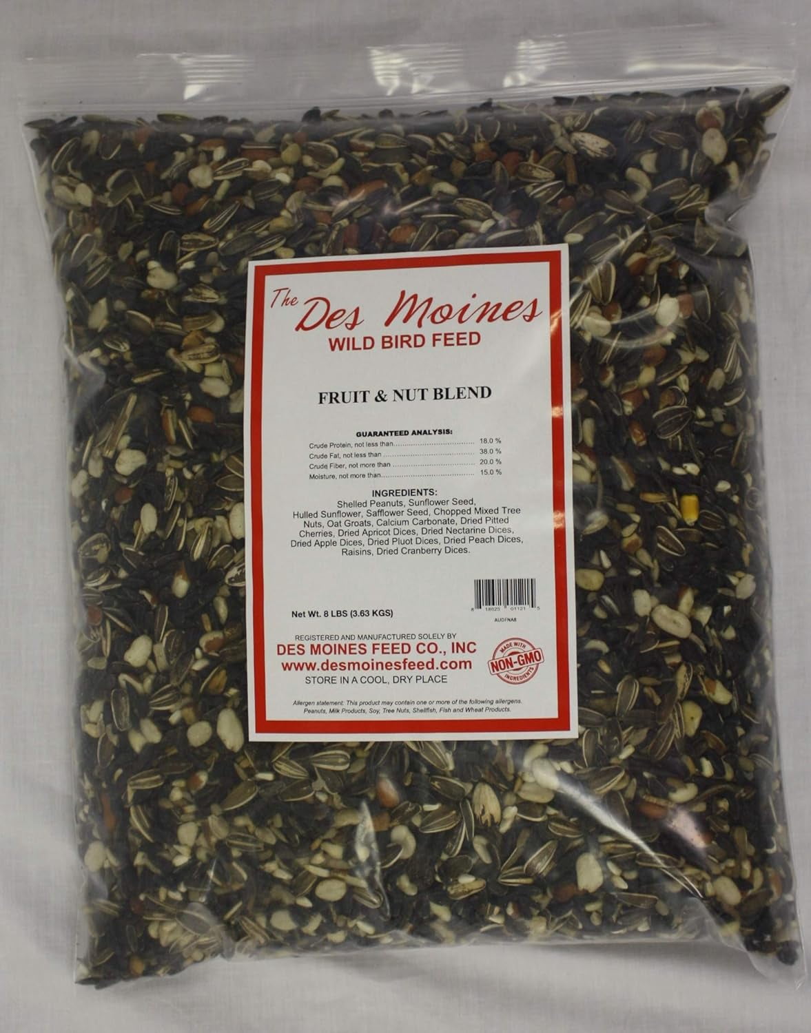 Fruit & Nut Blend All Natural Wild Bird Food Birds Love (8) - Walmart.com