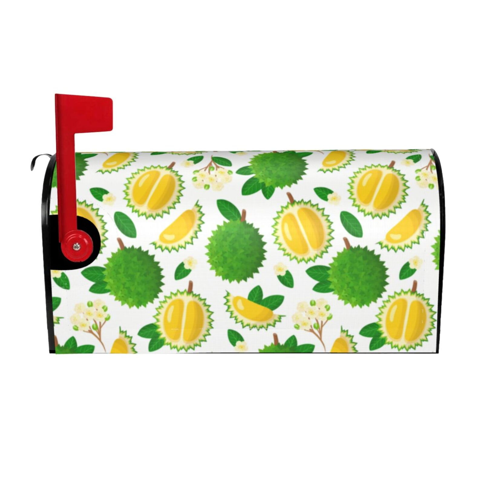 Fruit Of Durian And Leaves Pattern Mailbox Decoration Protective Covers ...