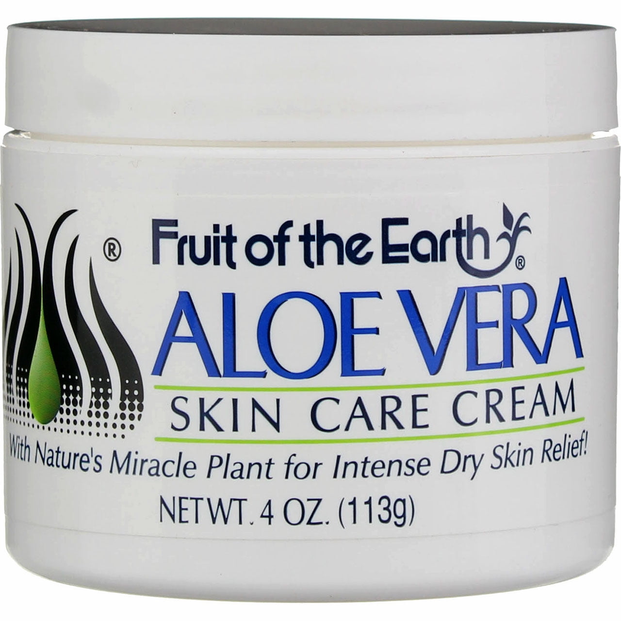 Fruit Of The Earth Aloe Vera Skin Care Cream, 4 oz (2 pack) (Bundle ...
