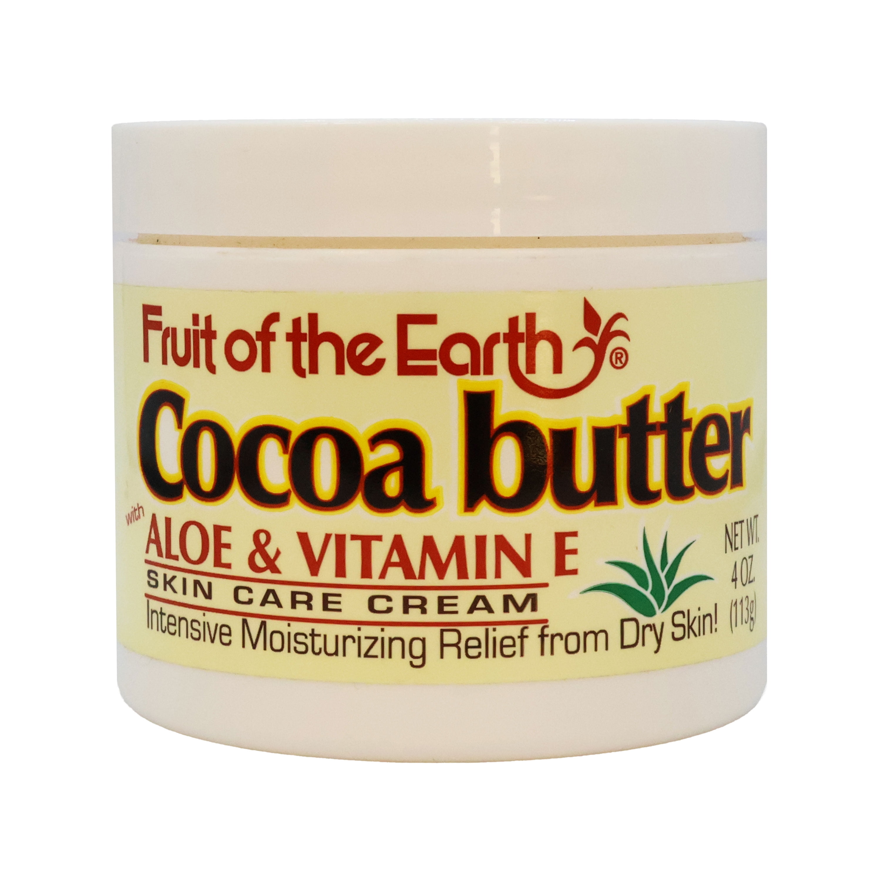 Fruit Of The Earth Cocoa Butter Skin Care Cream 4 Oz.,Pack of 3 ...
