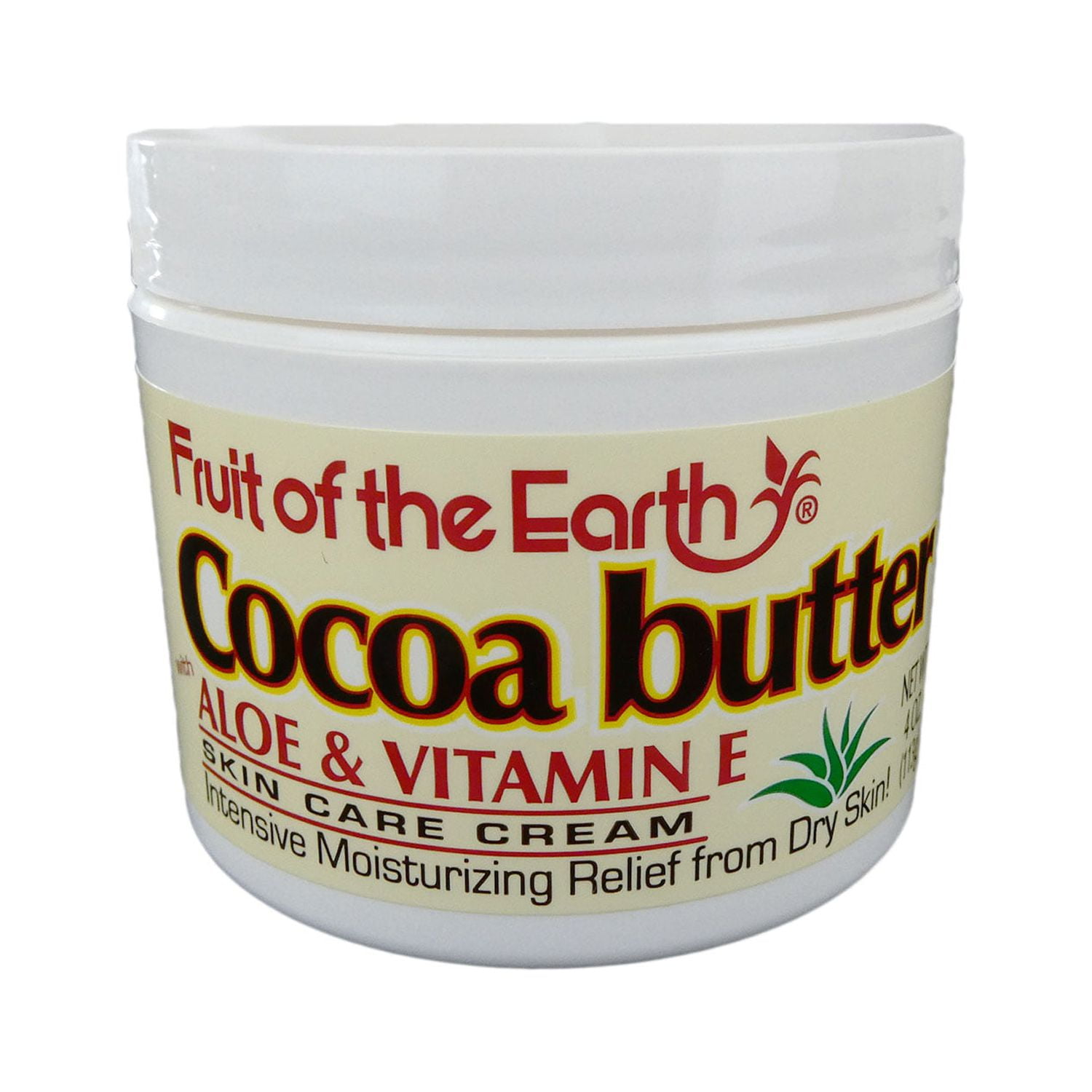 Fruit Of The Earth Cocoa Butter Skin Care Cream 4 Oz., Pack of 6 ...