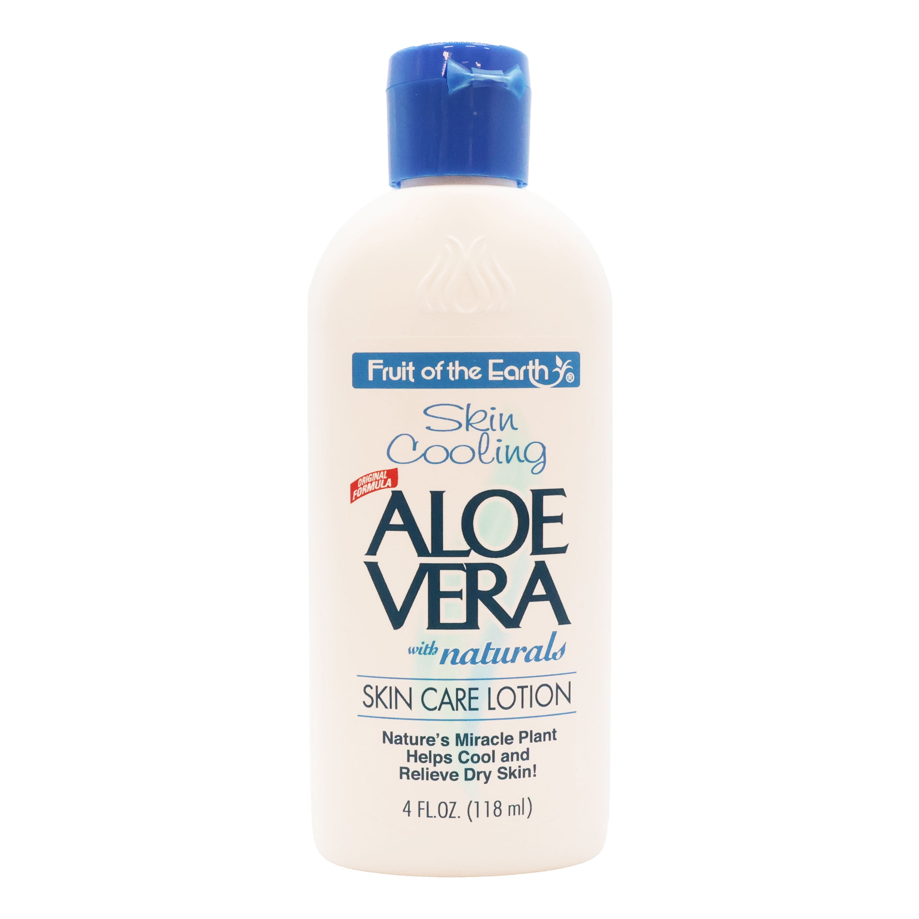 Fruit Of The Earth Skin Cooling Aloe Vera Skin Care Body Lotion 4 Oz ...