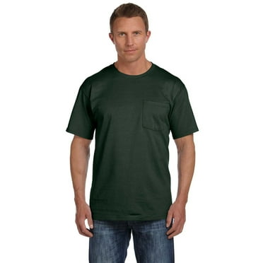 Fruit Of The Loom Heavy Cotton Hd Adult Pocket Tee - Walmart.com