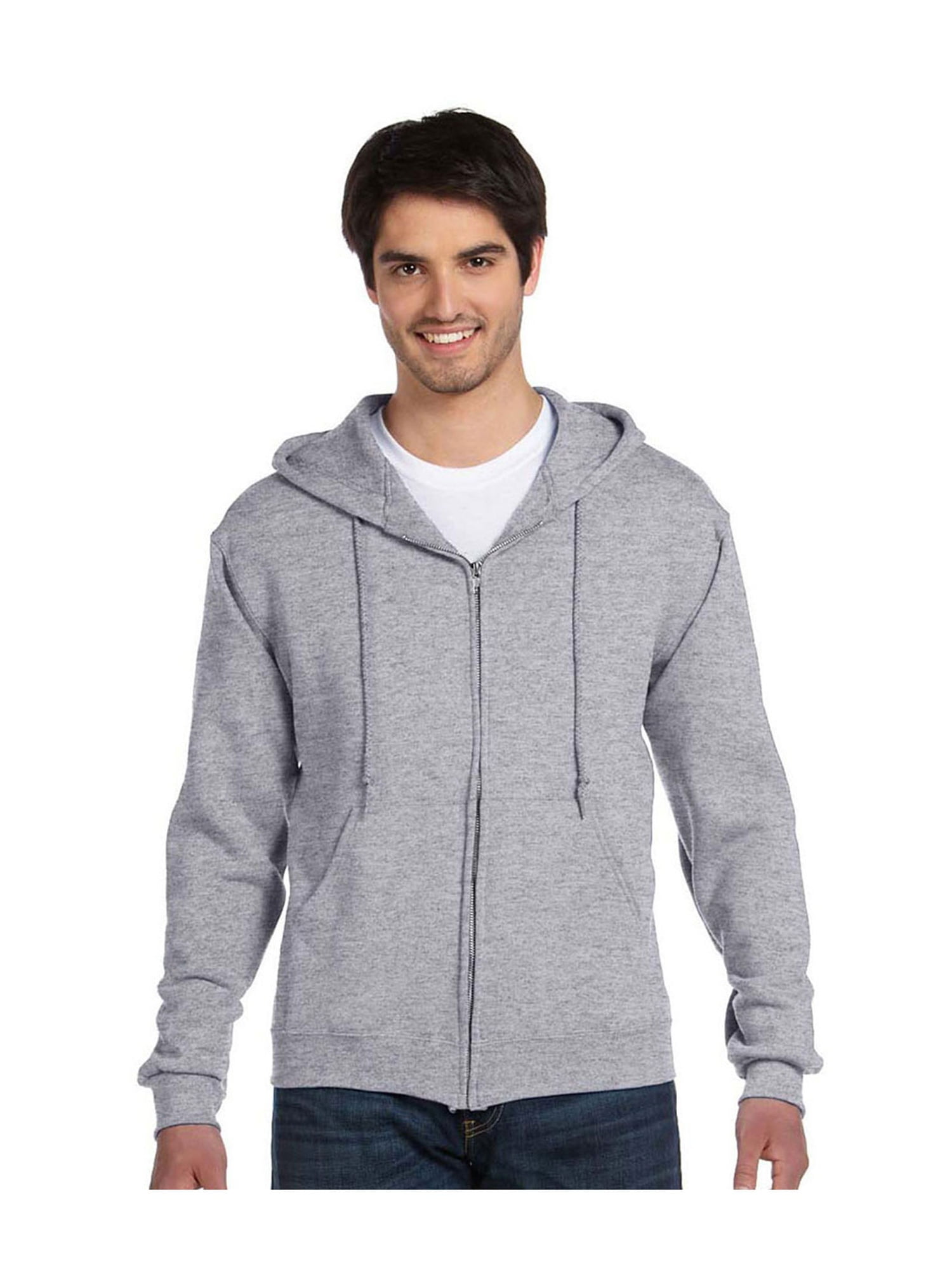 Fruit Of The Loom Men's Full Zip Hoodie Sweatshirt, Style 82230 - Walmart.com