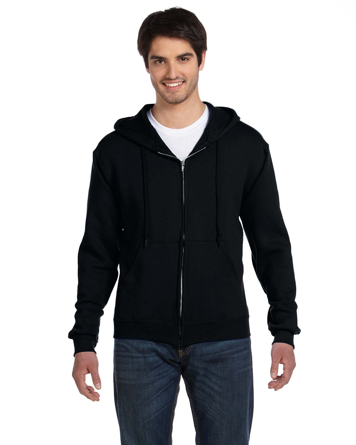 Fruit Of The Loom Men's Full Zip Hoodie Sweatshirt, Style 82230 ...