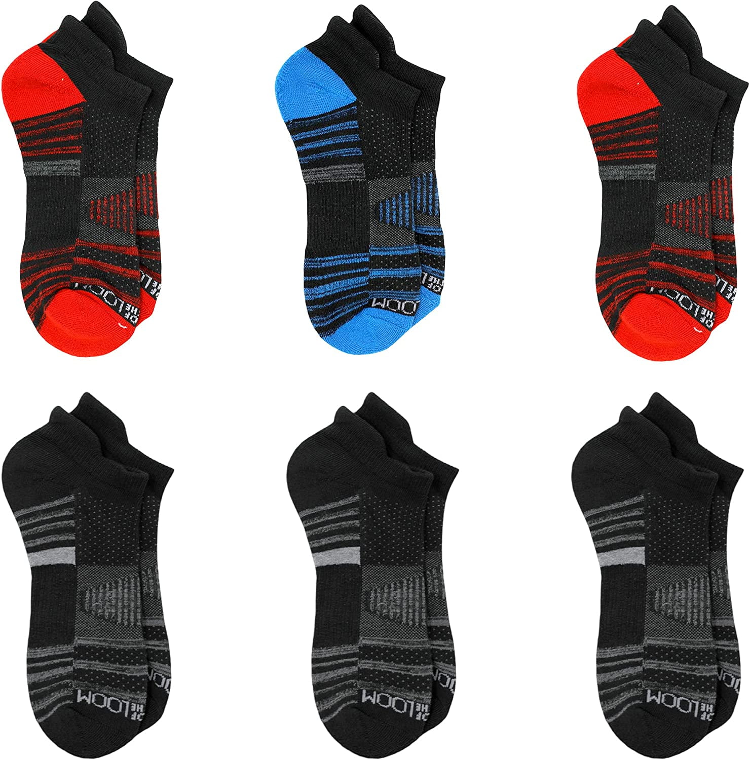 Fruit Of The Loom Men's Breathable Low Cut Socks, Lightweight ...