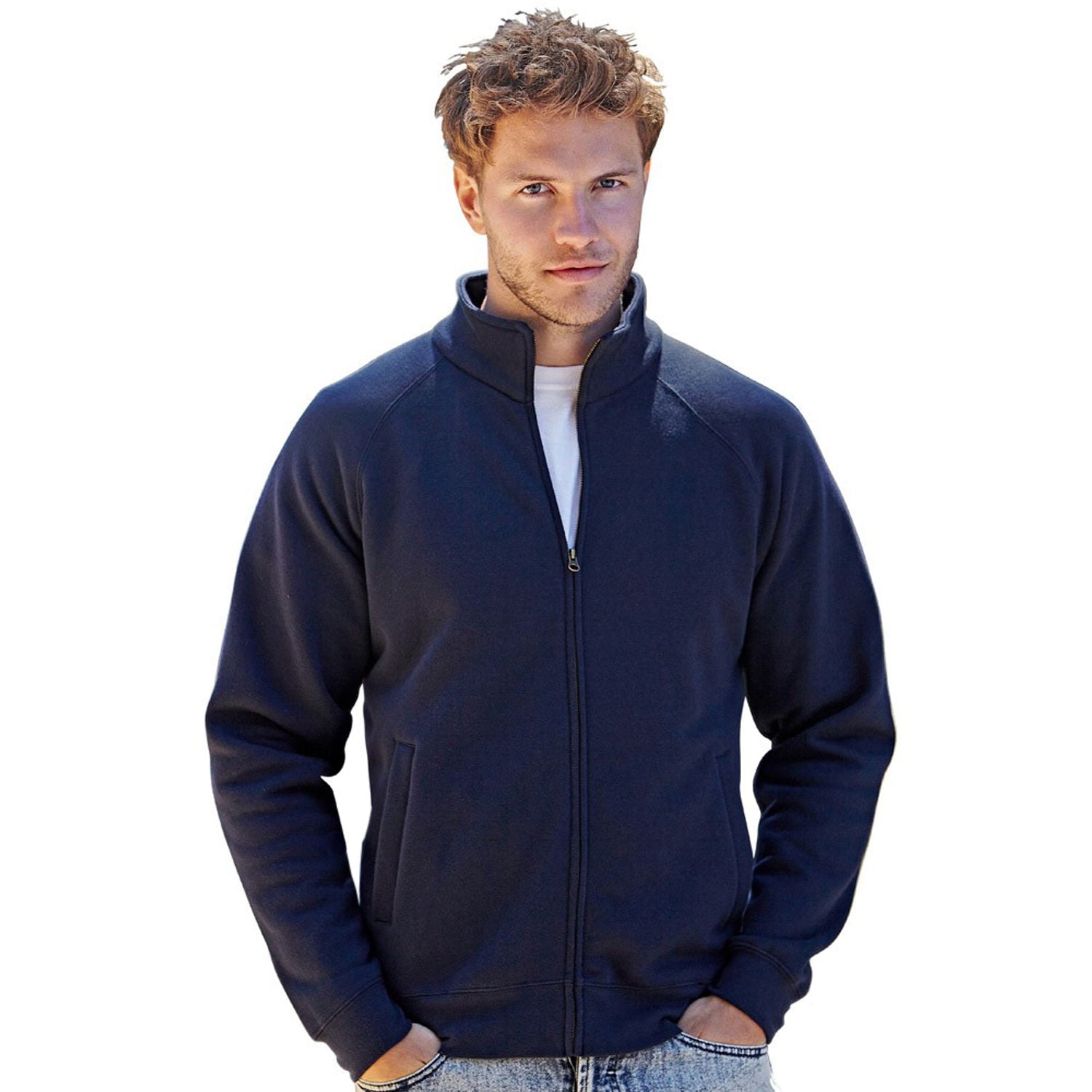 Fruit Of The Loom Mens Premium 70/30 Full Zip Sweatshirt Jacket ...