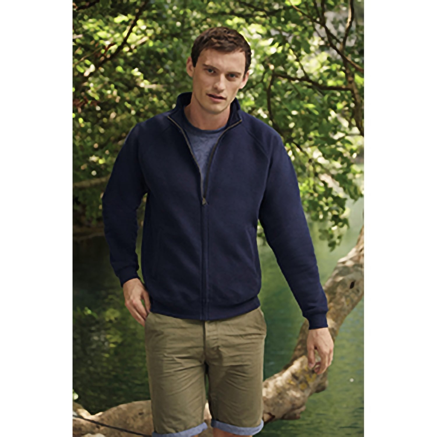 Fruit Of The Loom Mens Sweat Jacket - Walmart.com