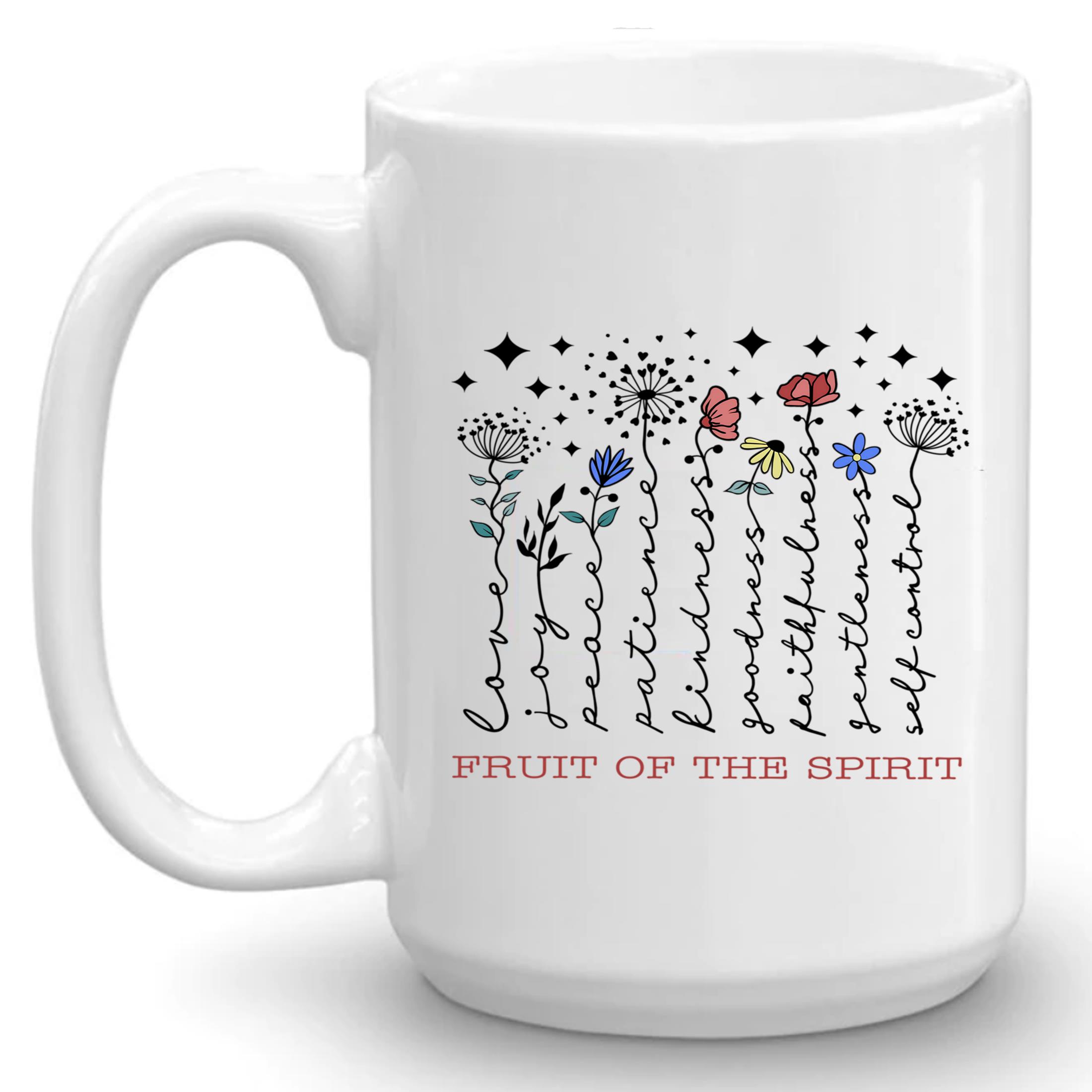 Fruit Of The Spirit Christian Religious Bible Verse Flowers Gift ...
