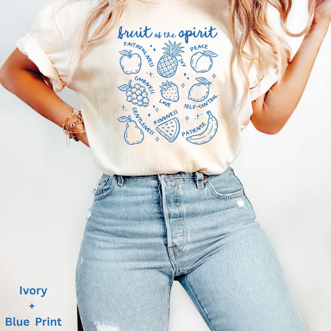 Fruit Of The Spirit Faith Doodle T-Shirt - Walmart.com