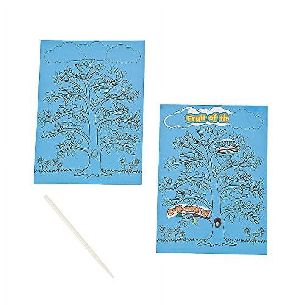 Fruit Of The Spirit Scratch 'N Reveal - Craft Supplies - 12 Pieces ...