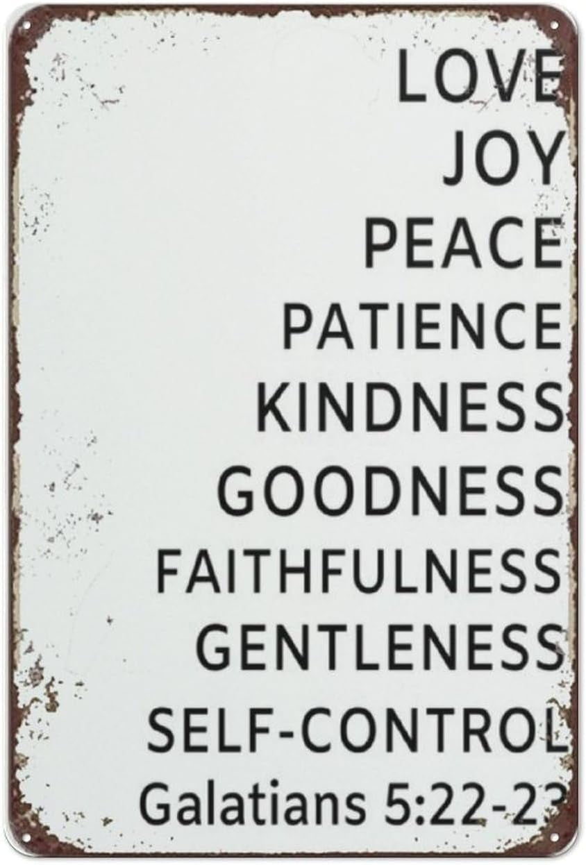 Fruit Of The Spirit Wall Art, Galatians 5:22-23 Love, Joy, Peace ...