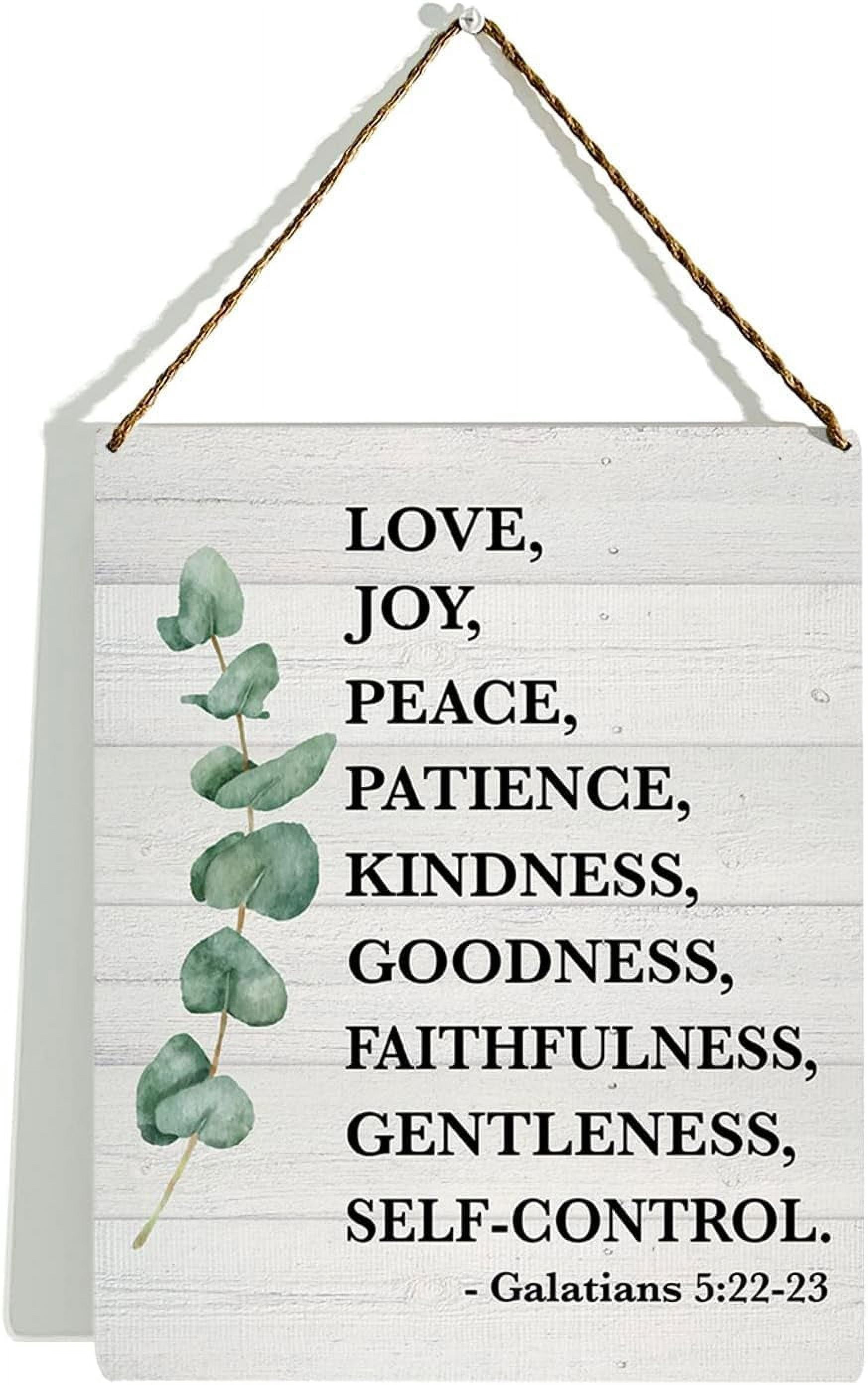 Fruit Of The Spirit Wall Art Sign, Fruit Of The Spirit Sign, Bible ...