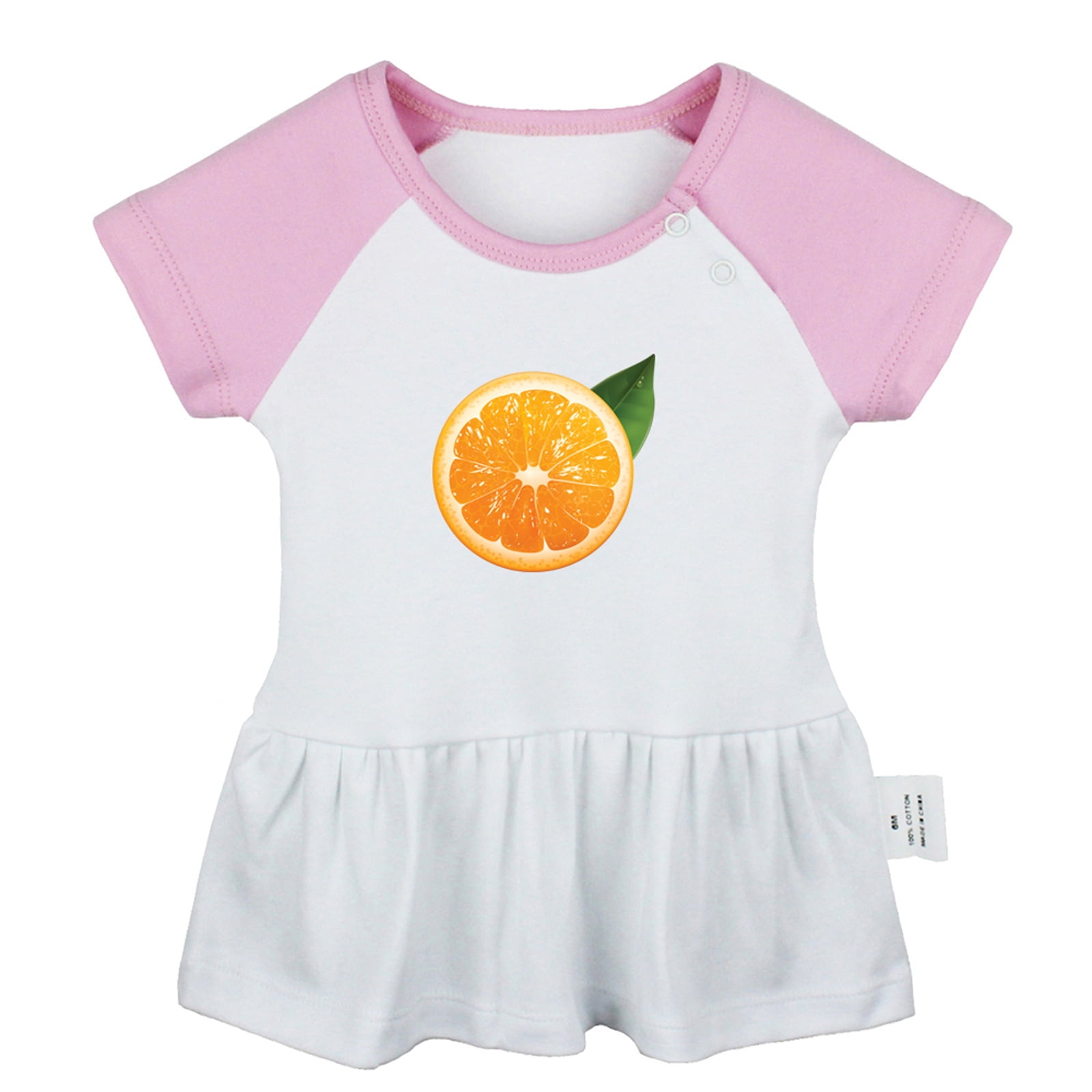 Fruit Orange Pattern Dresses For Baby, Newborn Babies Skirts, Infant ...