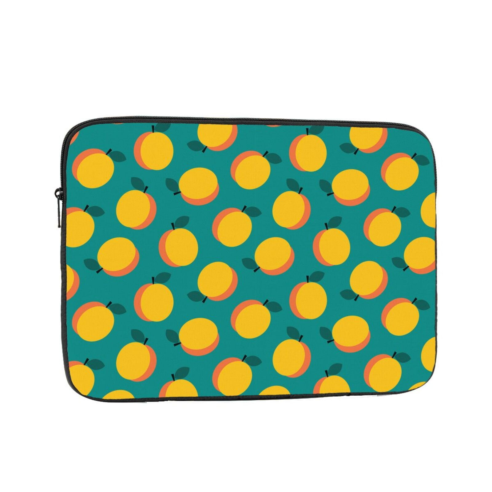 Fruit Pattern Apricots in Flat Style 13 inch Portable Laptop Sleeve ...