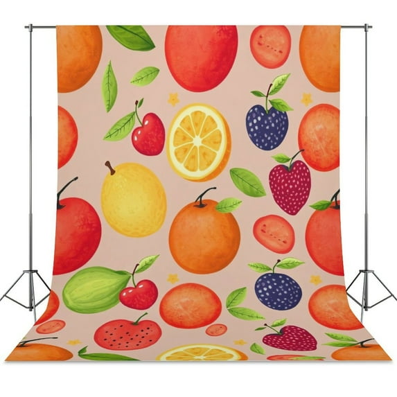 Fruit Pattern Background Party Backdrop Birthday Decoration Backgrounds ...