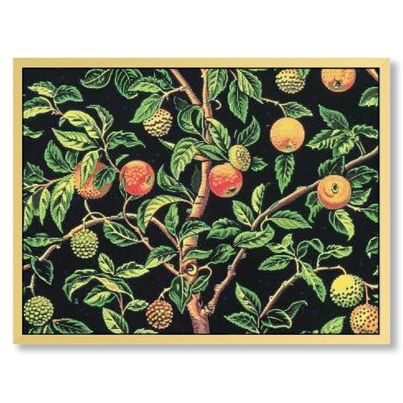 Fruit Pattern Poster - Wall Art - Pre-Raphaelite Art Prints -Vintage ...
