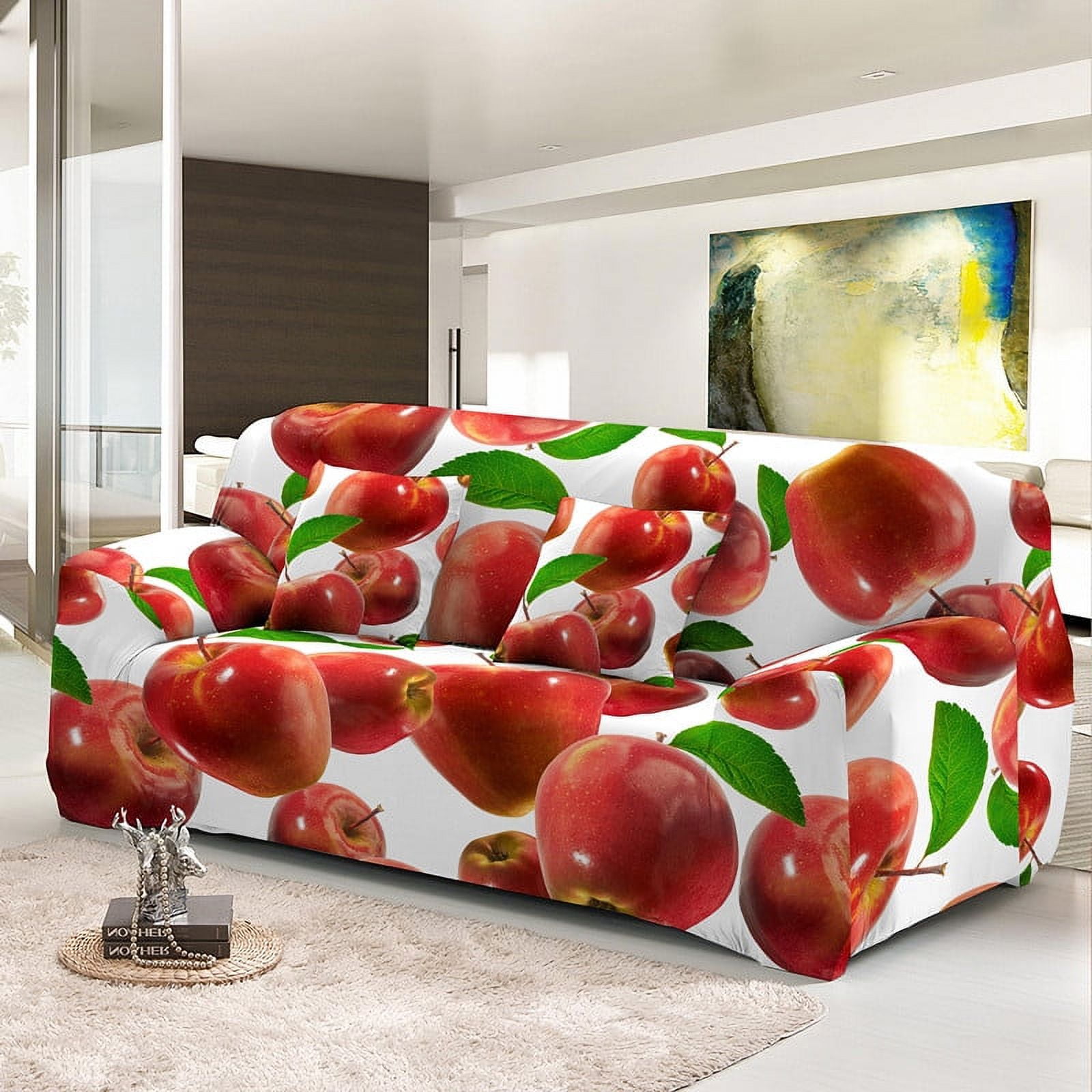 Fruit Pattern Sofa Cover Sectional Corner Couch Covers 1/2/3/4 Seater ...