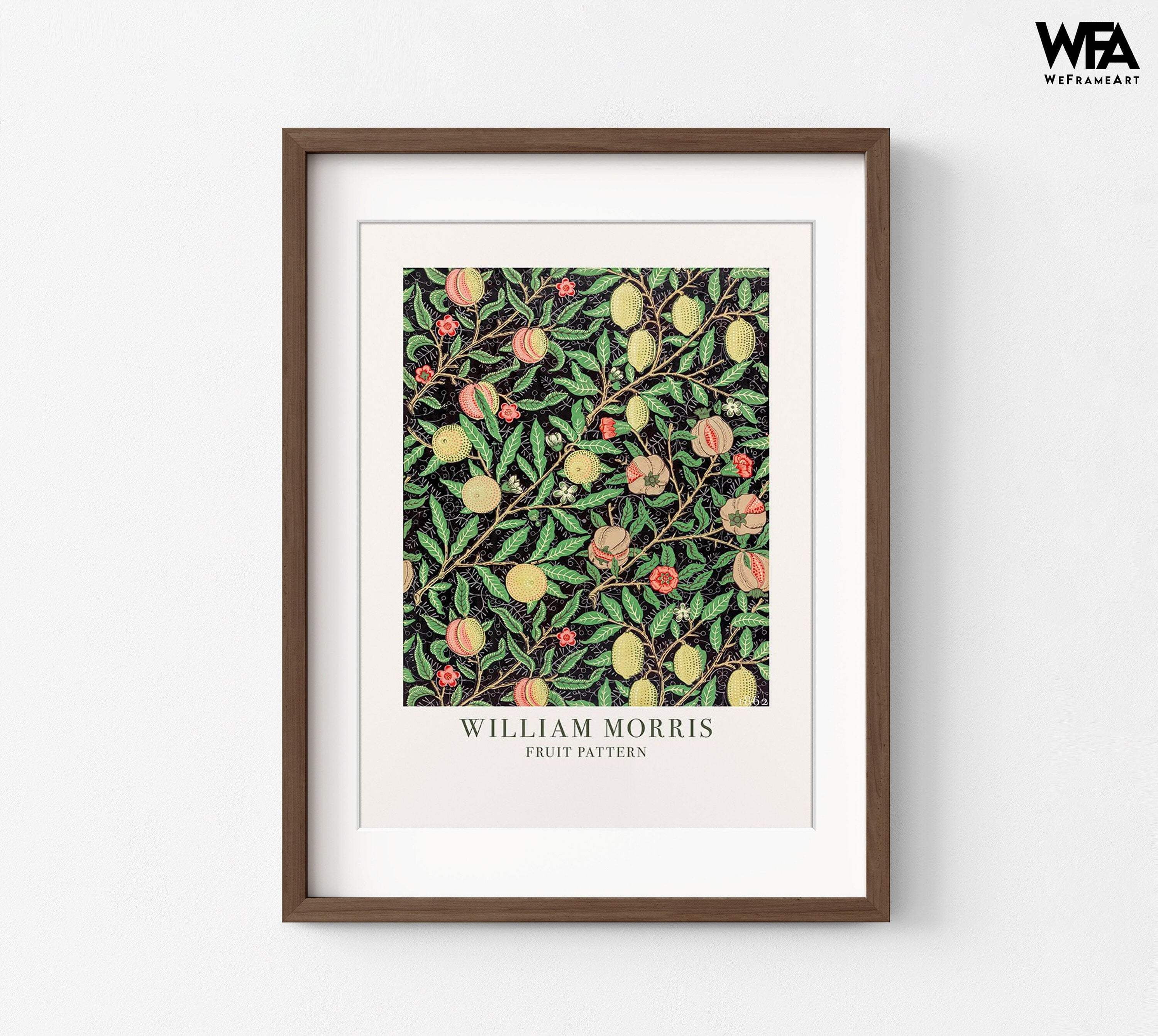 Fruit Pattern by William Morris, Fruity Poster Print, Classic William ...