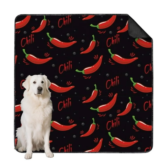 Fruit Patterns Design 72"x72" Washable Dog Pee Pads, Reusable Potty ...