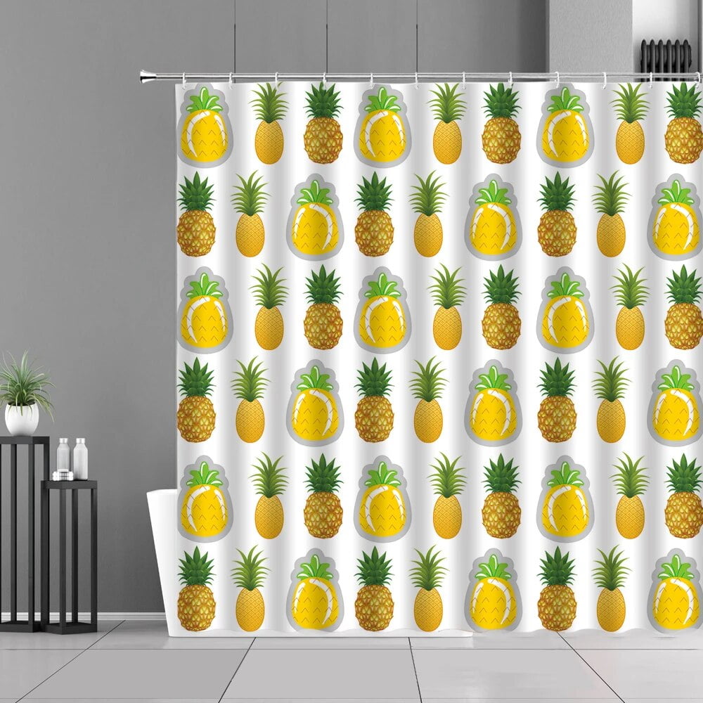 Fruit Peachs Oil Painting Shower Curtain Summer Fresh Fruits Lemon ...