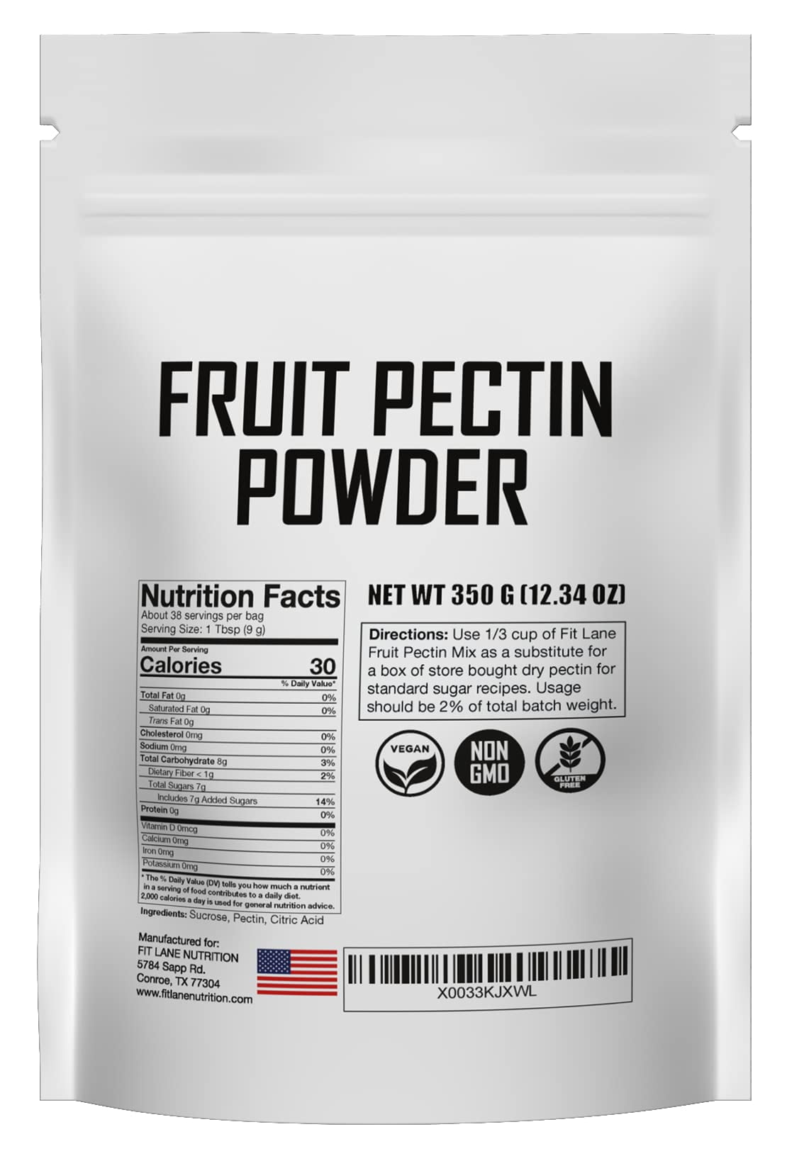 Fruit Pectin Powder for BDF32 Jams and Jellies - Natural, Vegan and NON ...