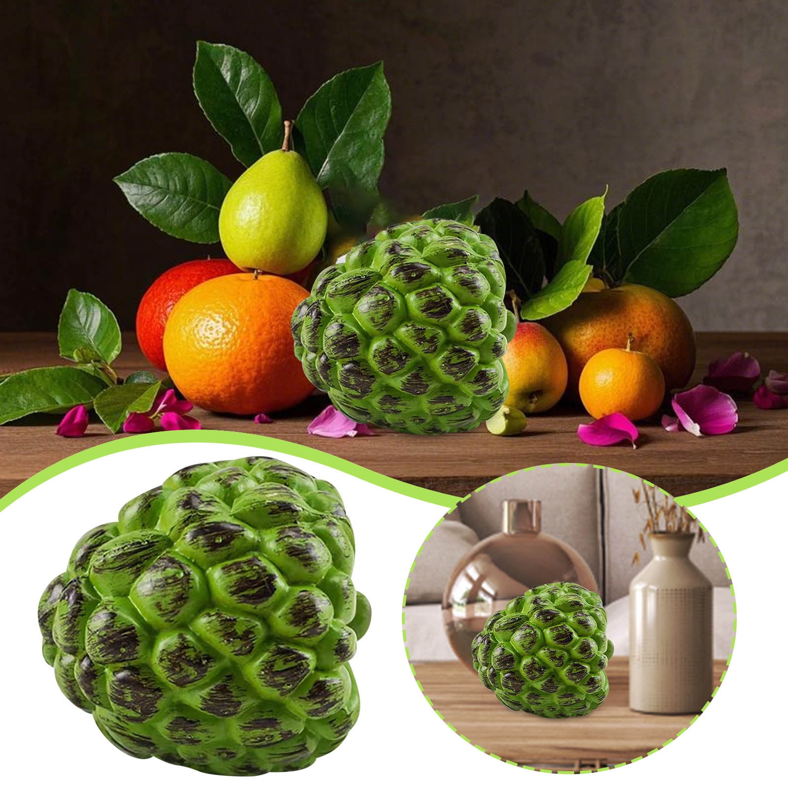 Fruit Photography Props Party Decoration Realistic Fruit Shakyamuni ...