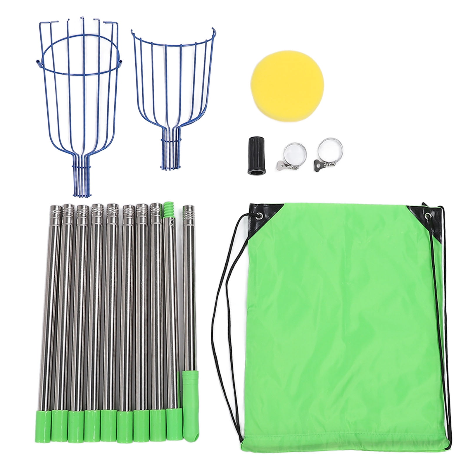 Fruit Picker Pole Tool, Adjustable Long Handle Lightweight Labor Saving ...