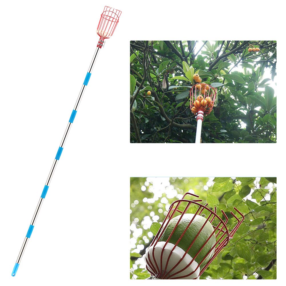 SPRING PARK Portable Fruit Picker Gardening Tool Picking Head Apple ...