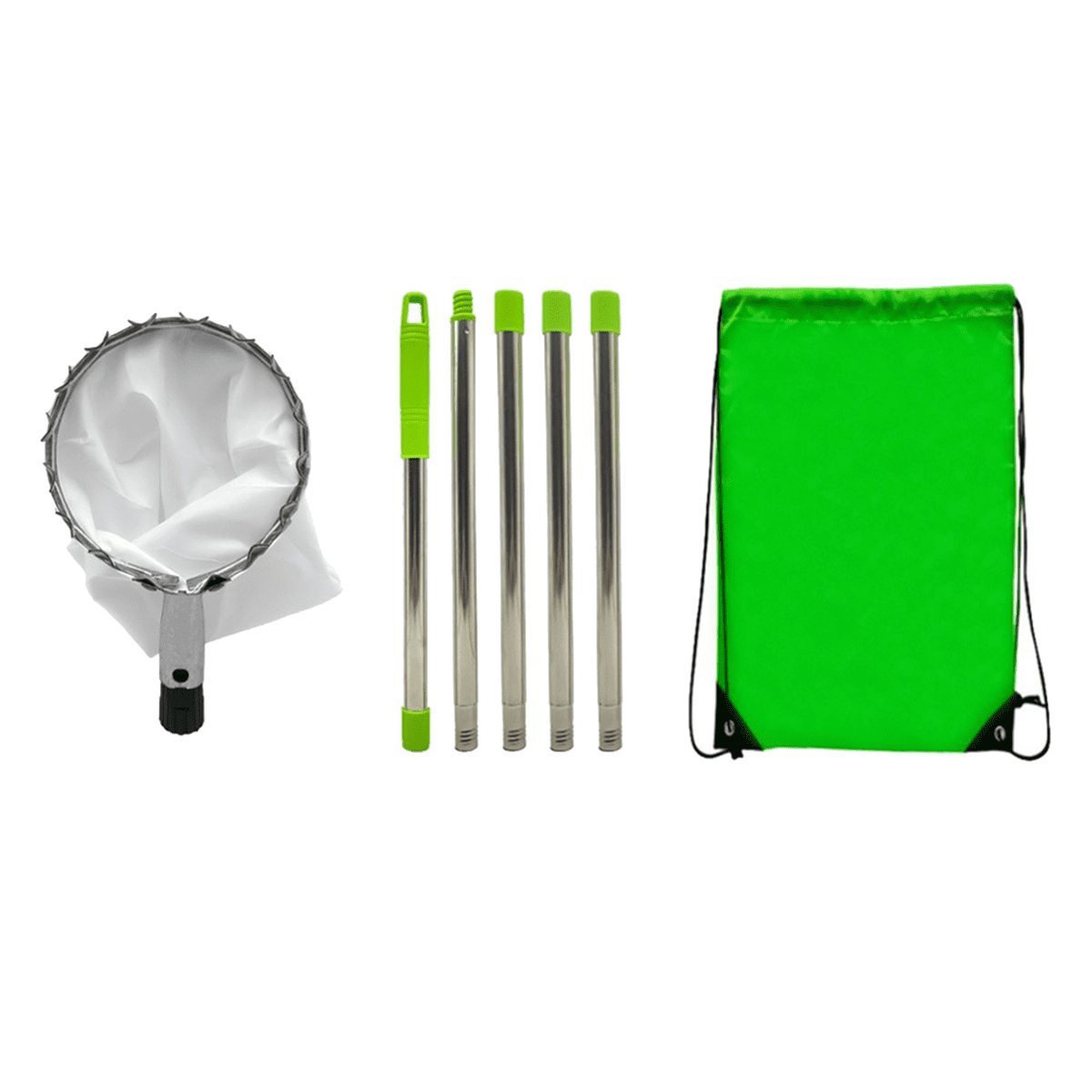 Fruit Picker with 5 Telescopic Pole Metal Orchard Gardening Peach ...