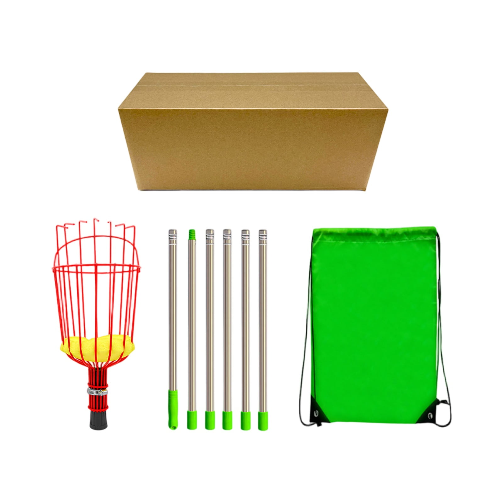 Fruit Picker with Telescopic Rod, Adjustable Fruit Harvesting Tool for ...