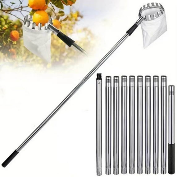 Fruit Picking Tool under $5! Cagogo Fruit Picker Tool with Retractable ...