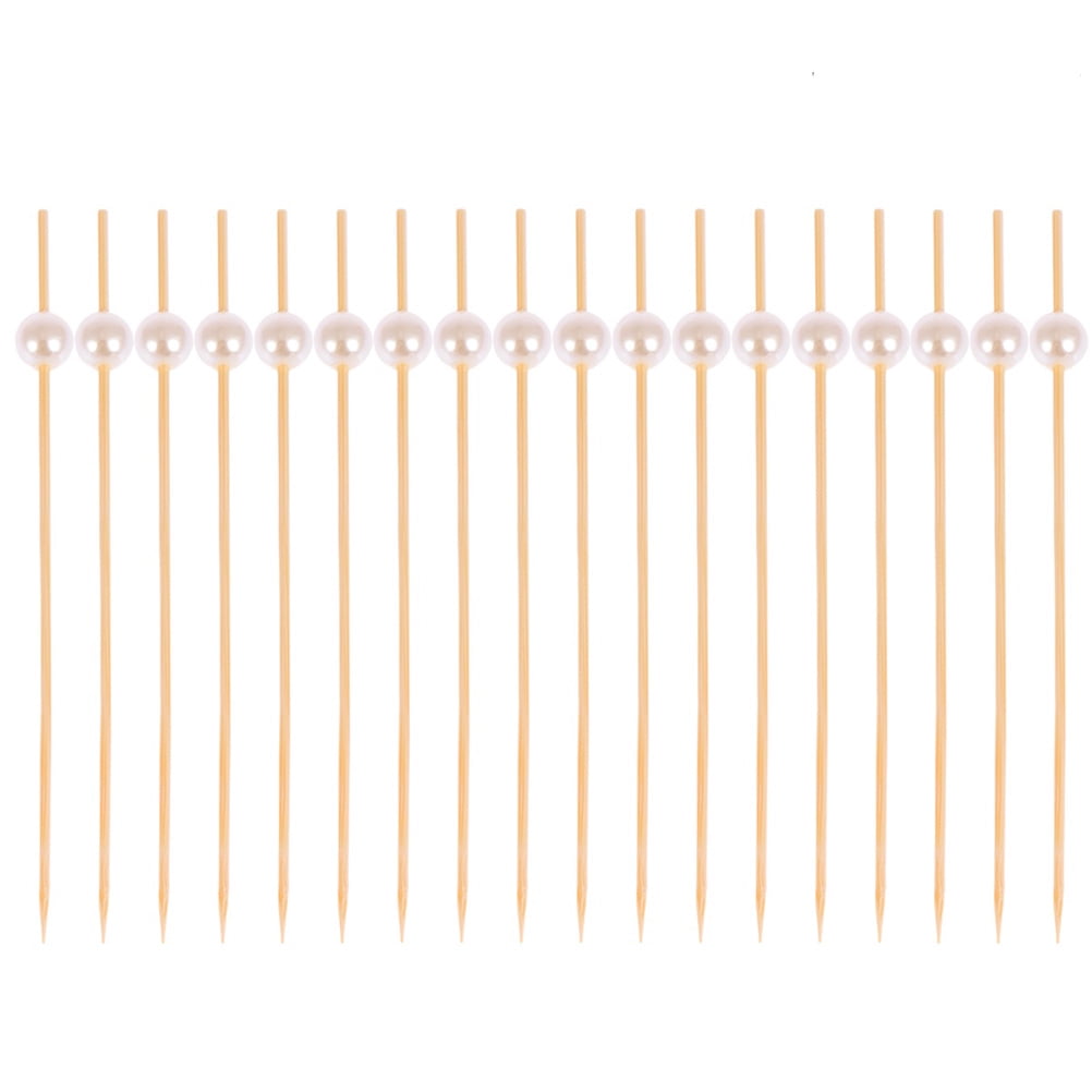 Fruit Picks 200 Pcs Party Toothpicks for Appetizers Wand Fancy Bamboo ...