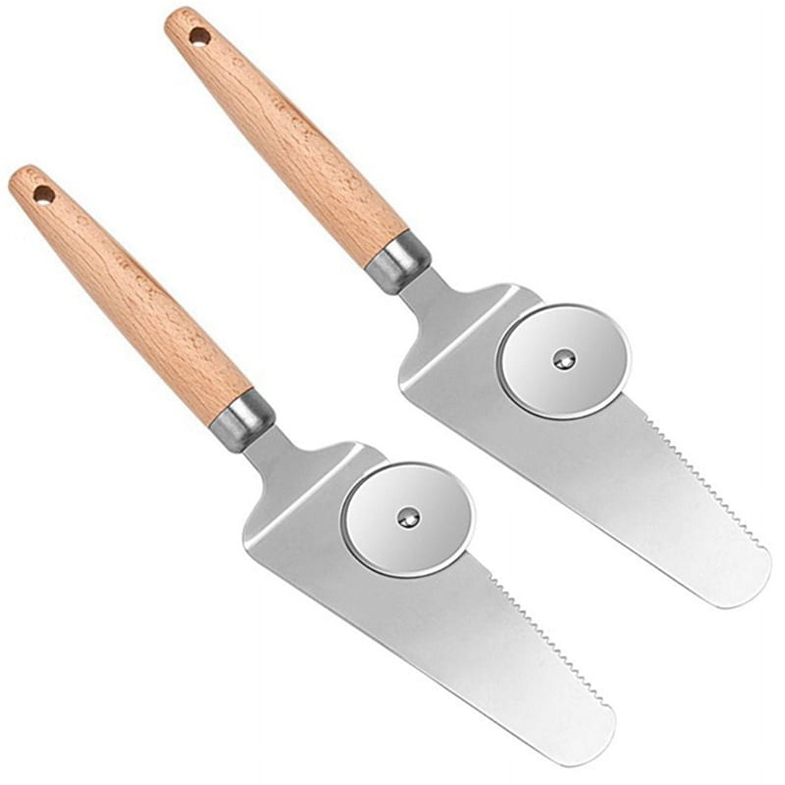 Fruit Pie Shovel Pizza Shovel with Roller Teeth Pizza Cutter Baking ...