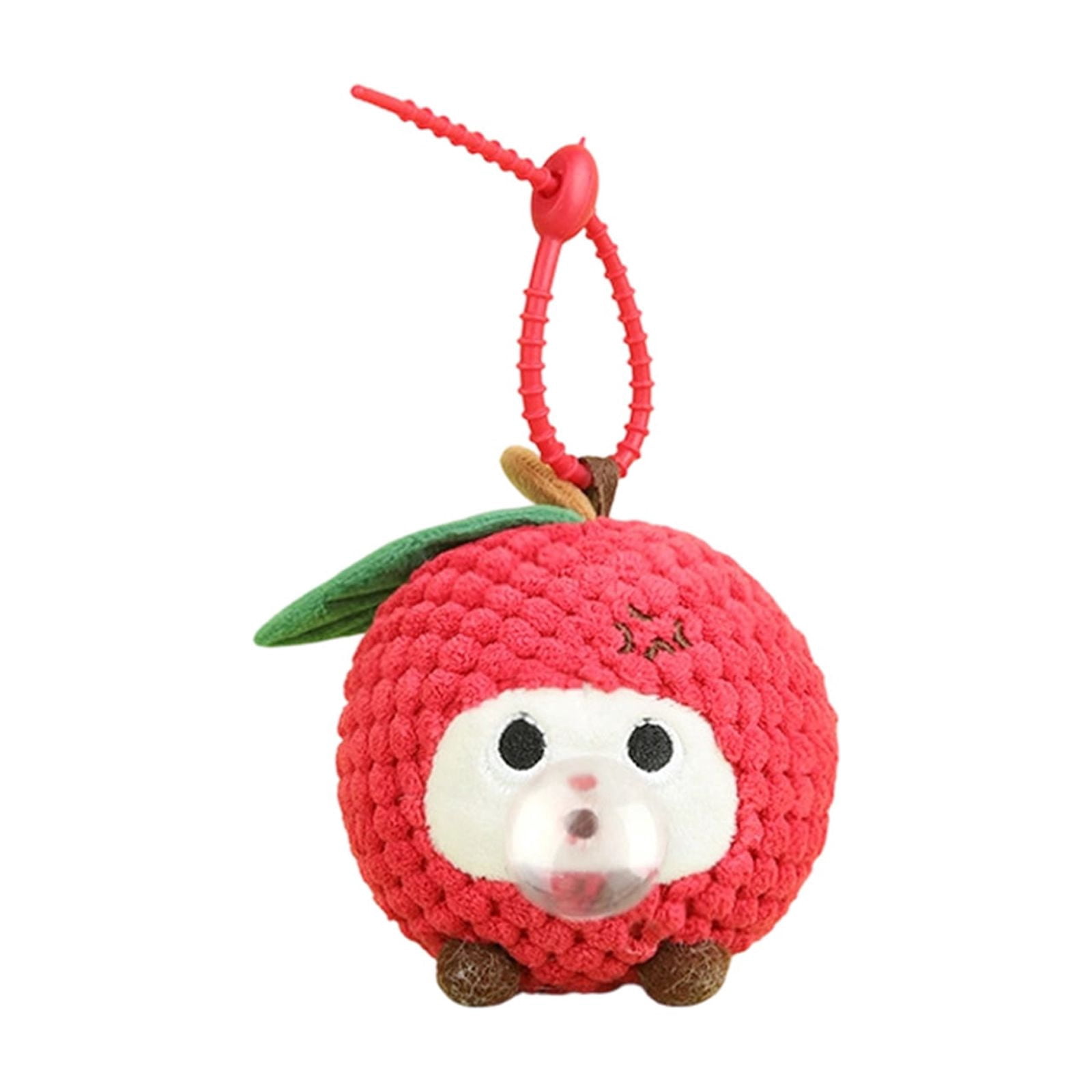 Fruit Pinch Stress Ball Plush – Soft Squeezable Tomato, Peach ...