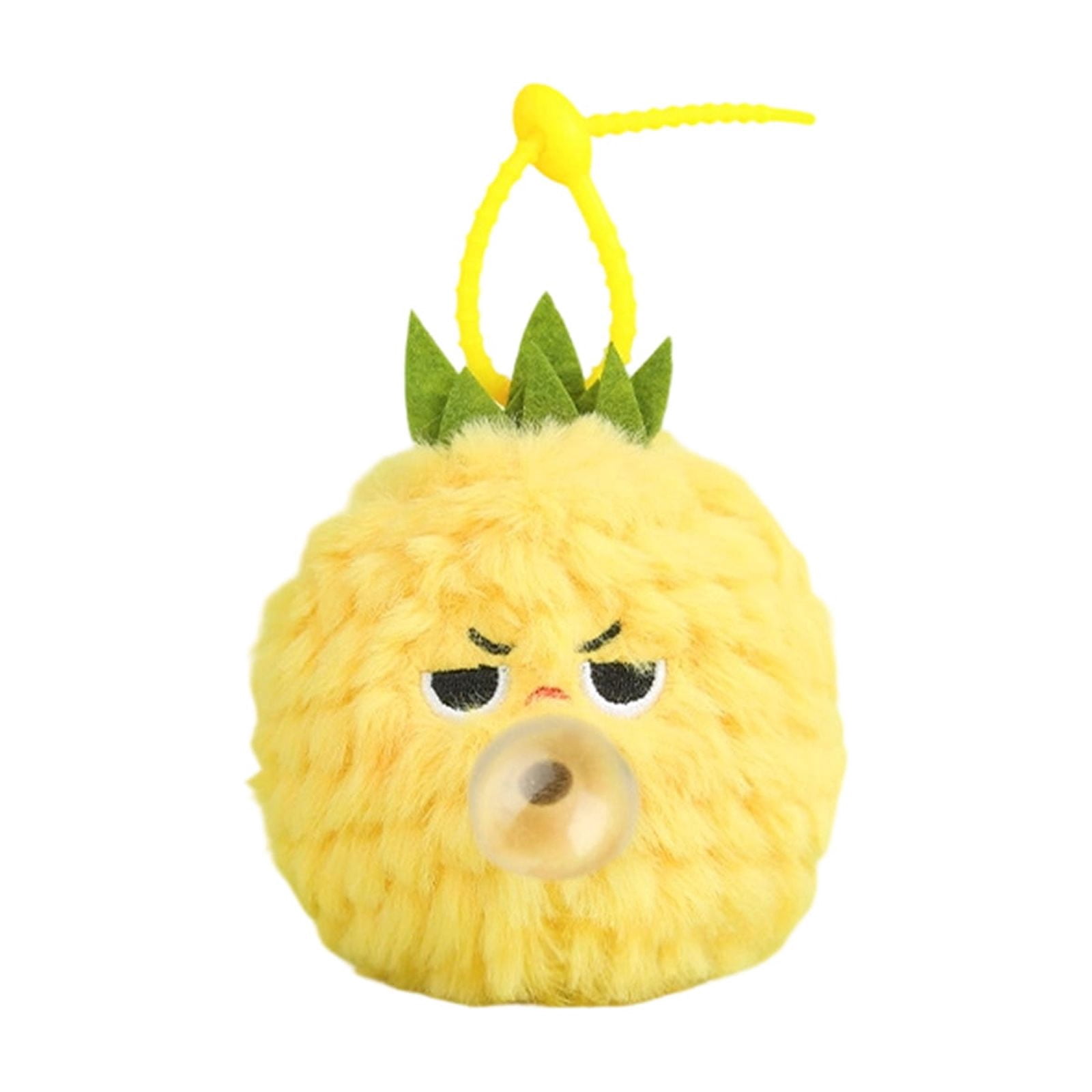 Fruit Pinch Stress Ball Plush – Soft Squeezable Tomato, Peach ...