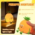 Fruit Pineapple Night Light, Bedroom Bedside Sleep Lamp Atmosphere ...