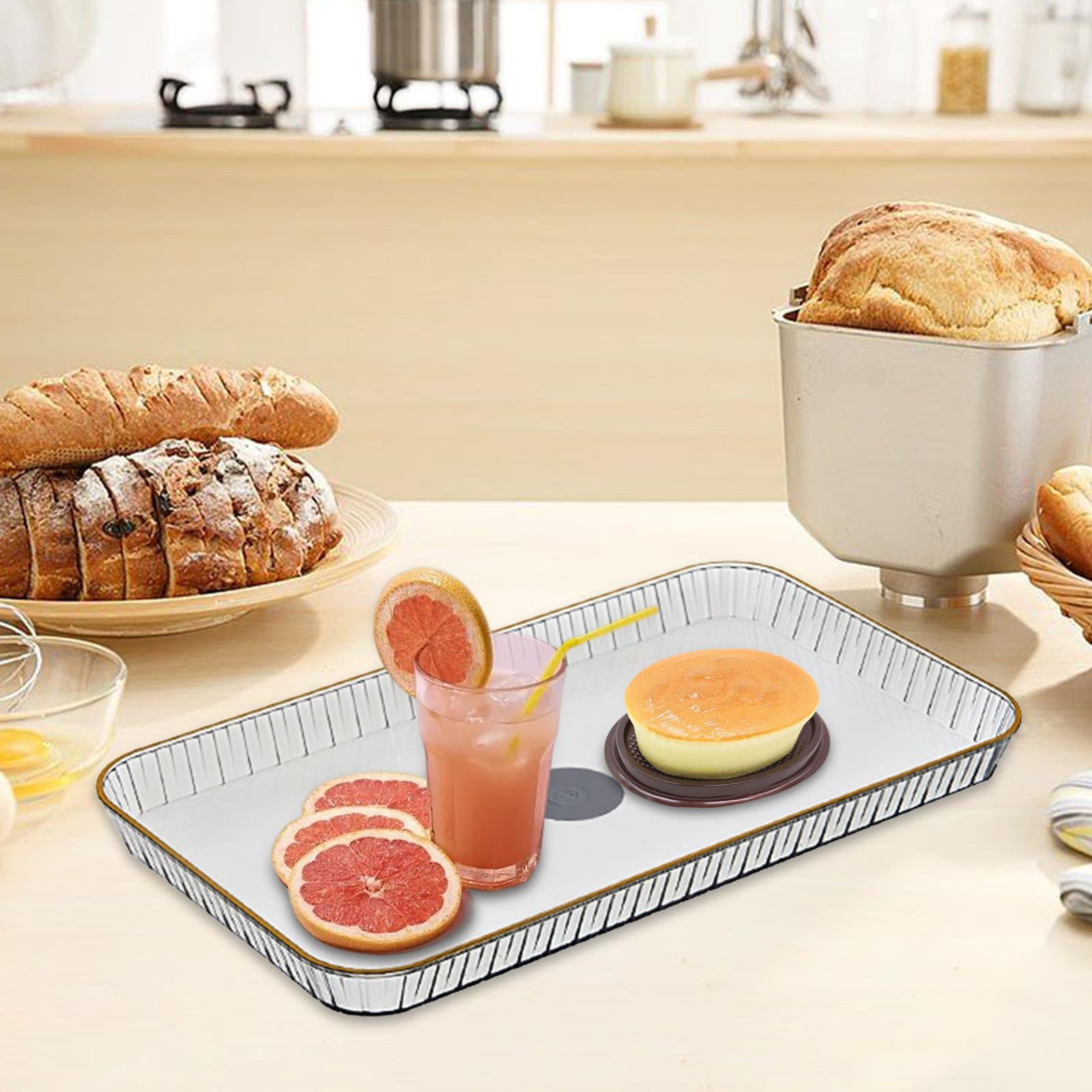 Fruit Plate Rectangle Serving Tray Decorative Snacks Tray Perfume ...