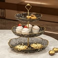 Fruit Plate Tray Cupcake Stand Decorative Dessert Plate Serving Trays ...