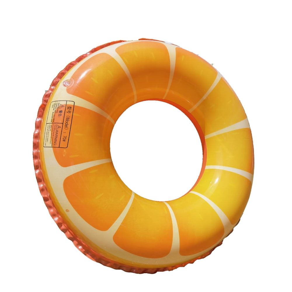 Fruit Pool Float,Orange Lemon Swim Ring, Inflatable Swim Ring For Kids ...