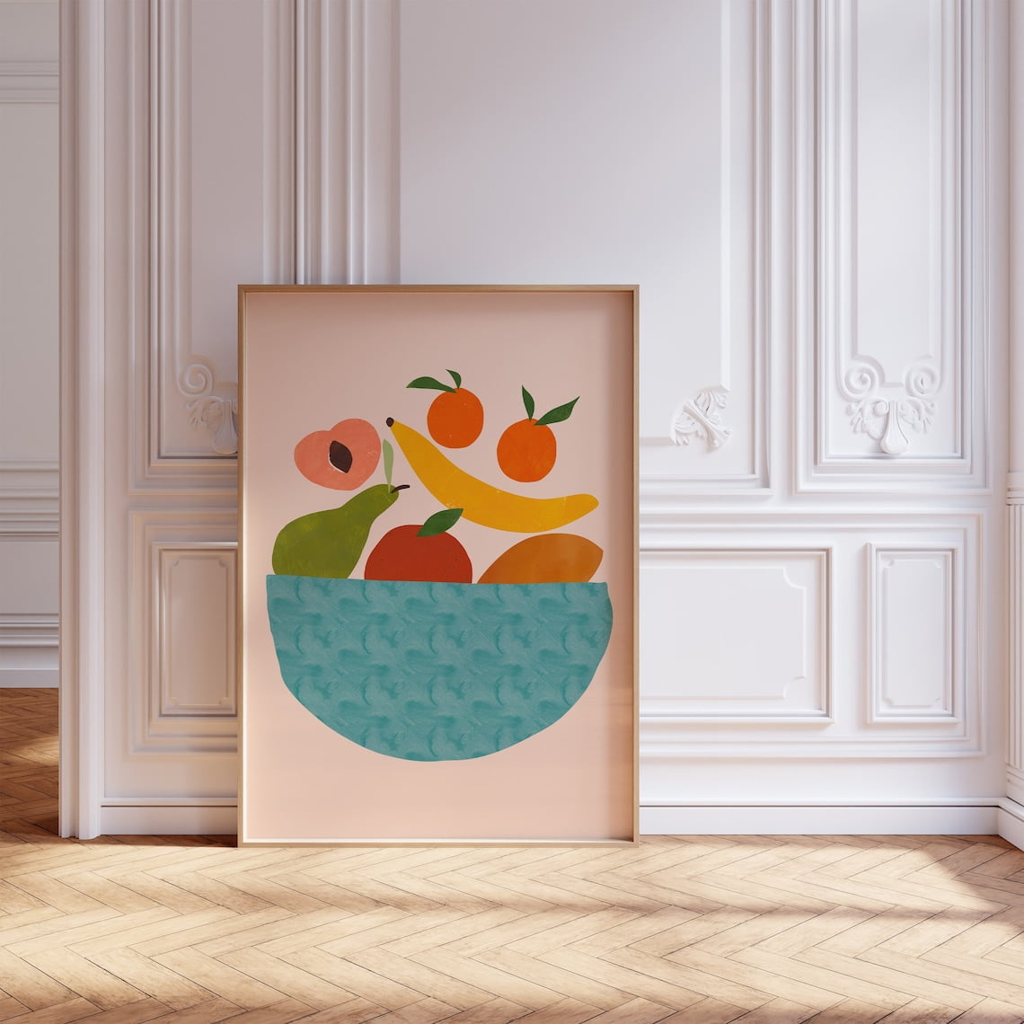 Fruit Poster, Vintage Food Print, Retro Food Art, Still Life ...