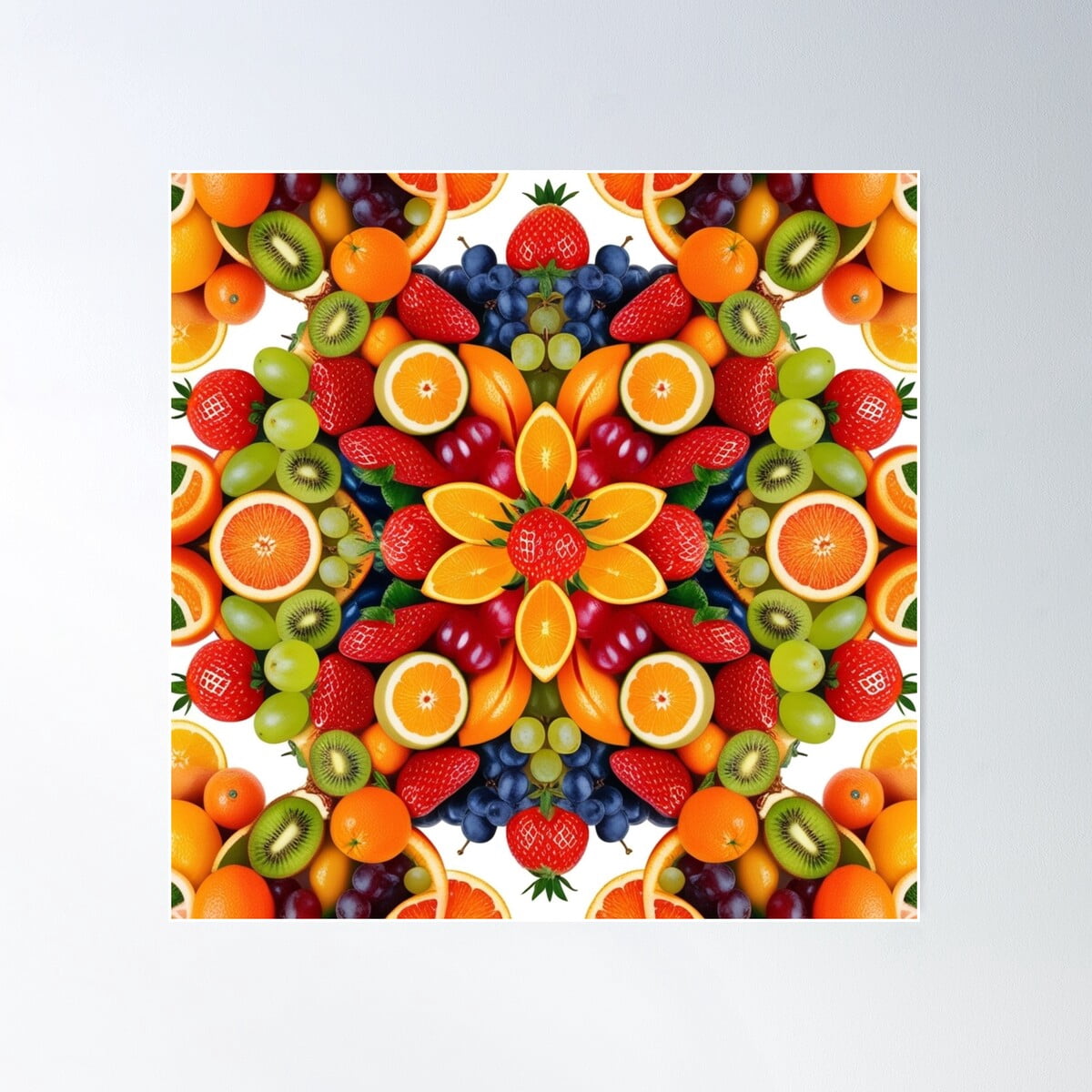 Fruit Power! Fruit Power For All! Poster Wall Art, Modern Wall Decor ...