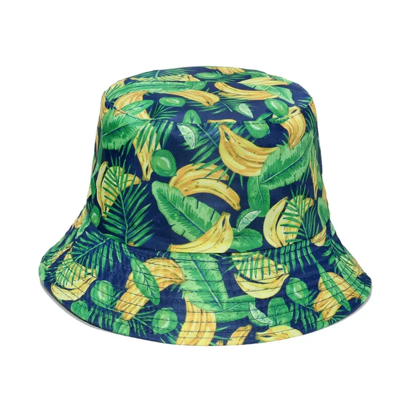 Fruit Print Bucket Hat Spring and Summer Outdoor Sun Hats Cute ...