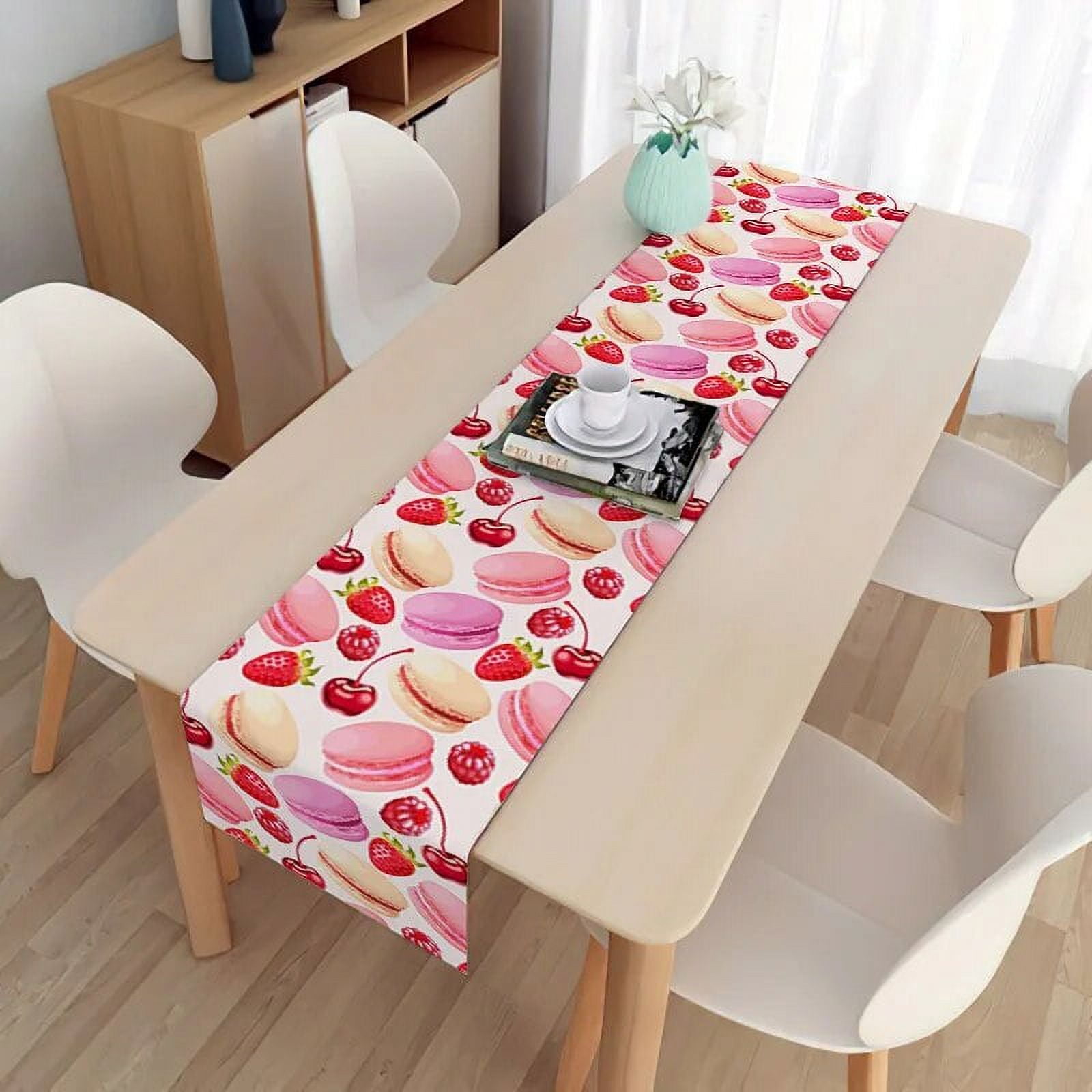 Fruit Print Table Flag Tea Flag Dining Table Coffee Table TV Cabinet ...