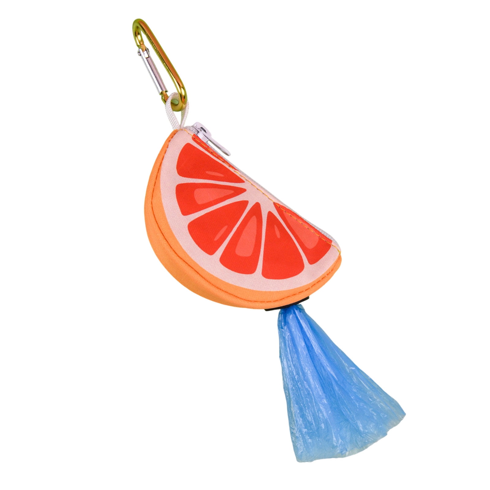 Fruit Printing Pet Waste Bag Holder Dog Walking Trash Bag Dispenser ...