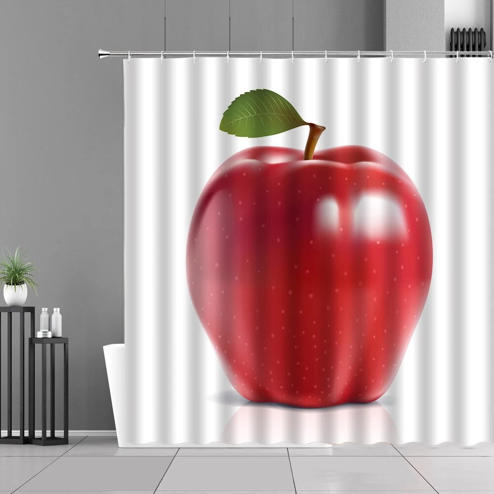 Fruit Purple Grape Blueberry Kiwi 3D Printing Shower Curtain Bath ...